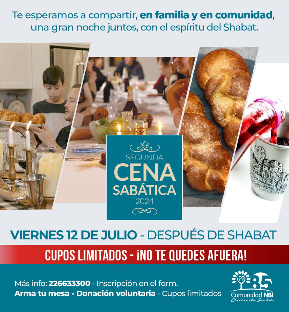 Eventos en abril de 2026 – Comunidad Bnei Israel Chile